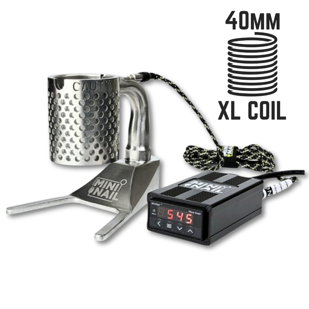 Coil Caddy with 40mm Coil and MiniNail Controller - Inhale Bliss